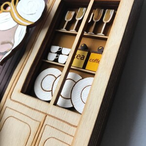 Layered Kitchen Picture for Laser Cutting - Etsy