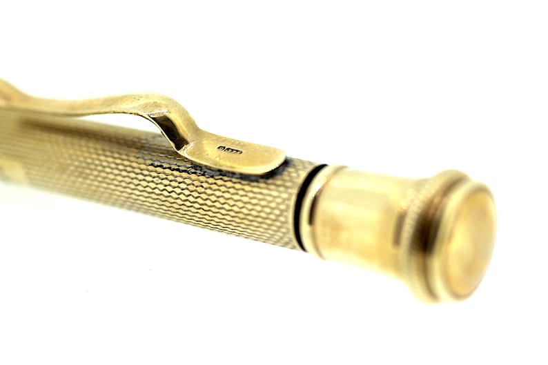 Victorian Gold Pencil / Solid Gold Pencil / Boxed Gold Pencil / Cogent ...