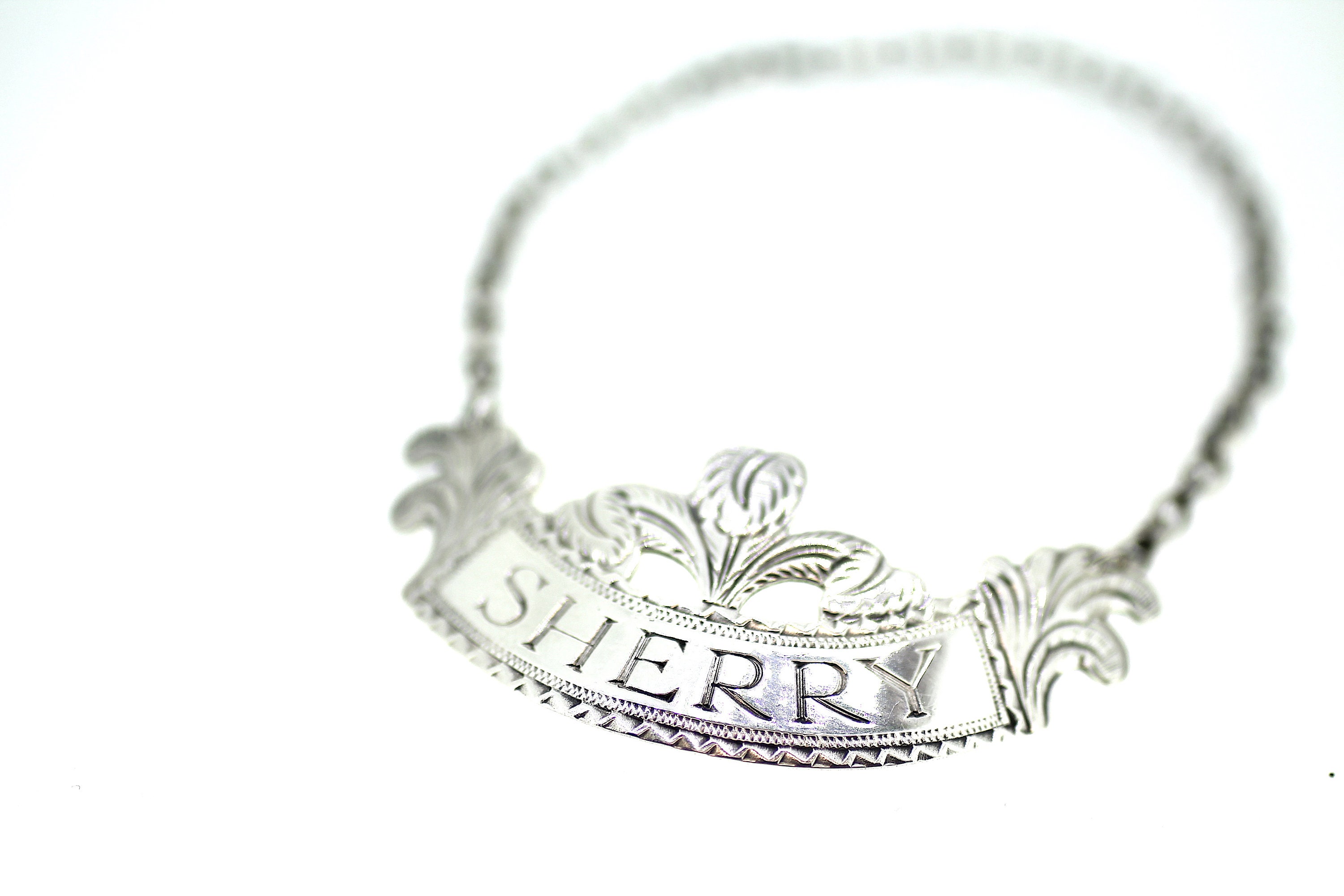 Silver Decanter Labels / Sherry Port Labels / Vintage Decanter - Etsy