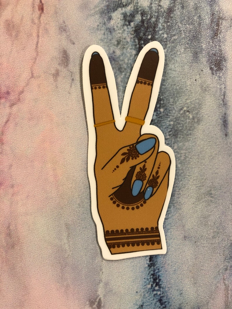 3 Pack Henna Stickers, Mehndi, Desi, Pakistani, Indian, Muslim Stickers ...