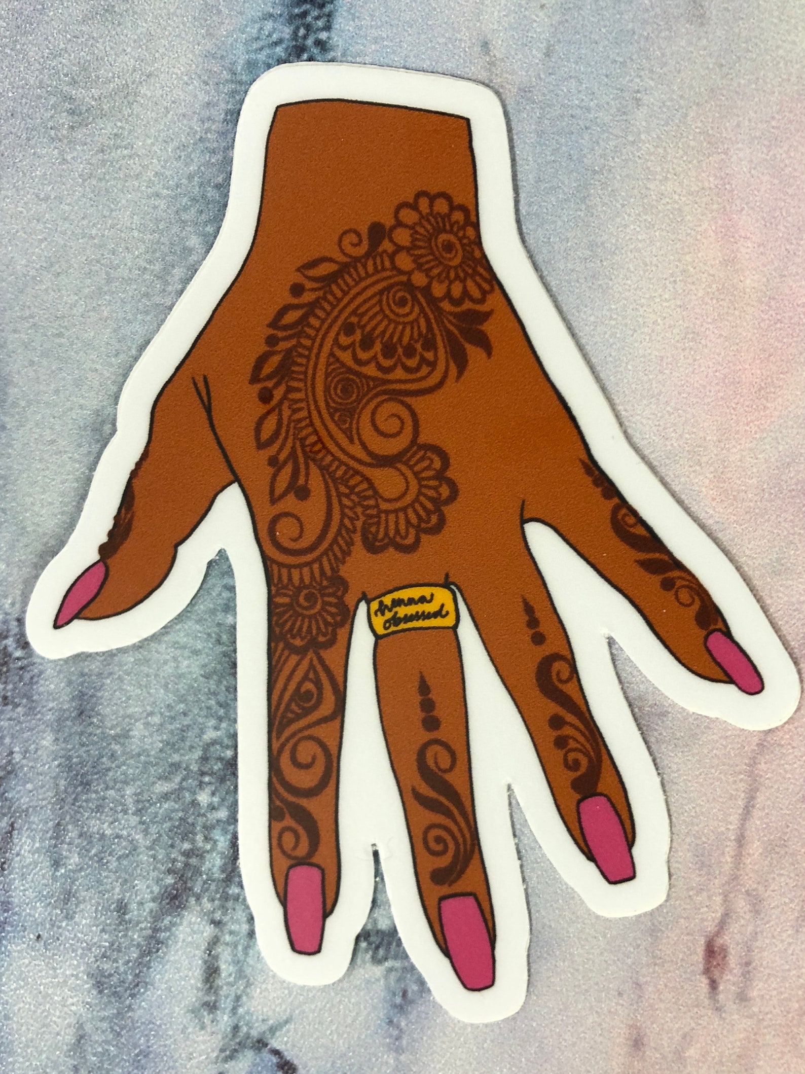 3 Pack Henna Stickers, Mehndi, Desi, Pakistani, Indian, Muslim Stickers ...