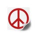Peace Sign. Square Sticker, Indoor\outdoor 5 Sizes - Etsy