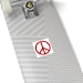 Peace Sign. Square Sticker, Indoor\outdoor 5 Sizes - Etsy