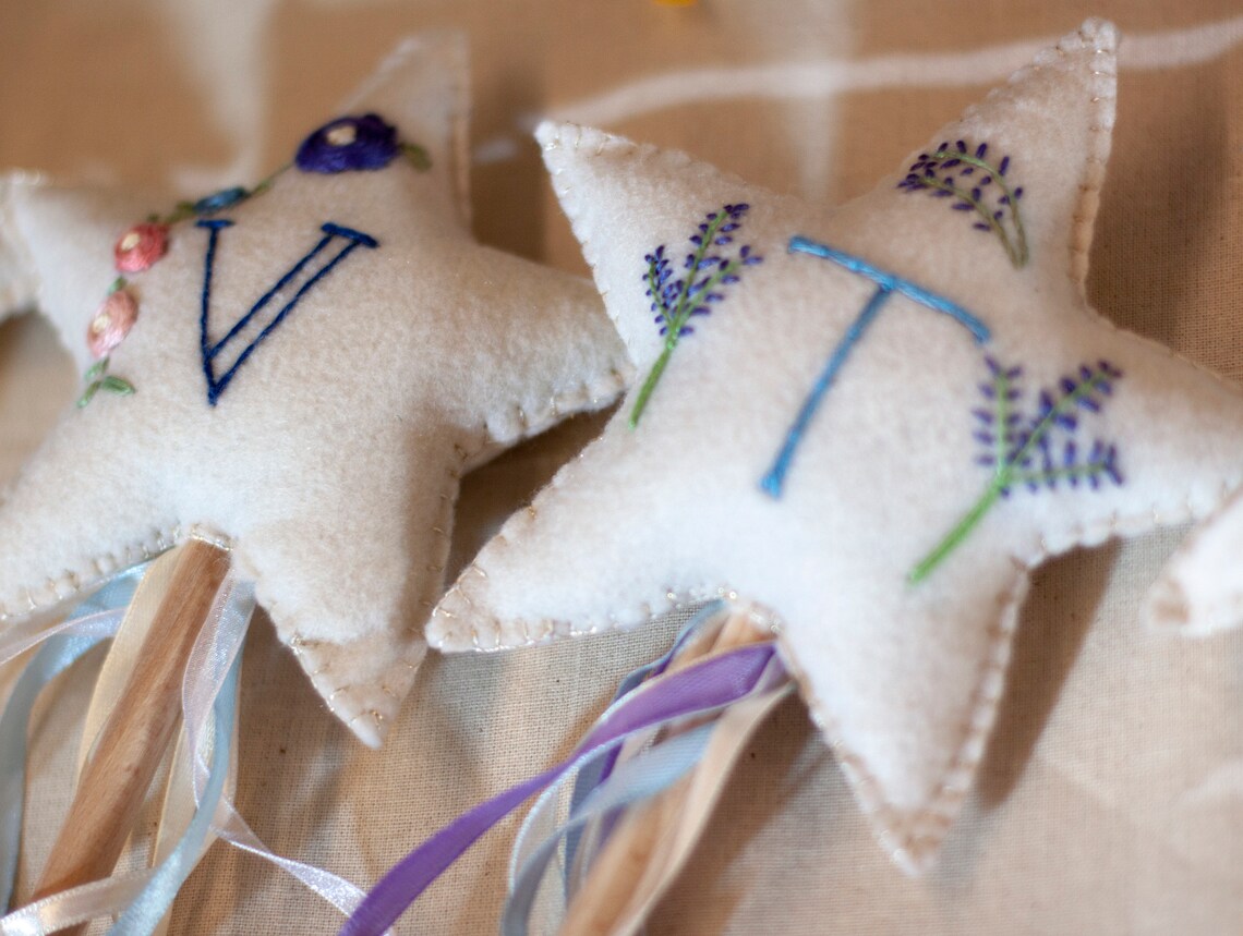 Fairy Wand, Felt Wand, Personalized Wand, Personalized Birthday Gift ...