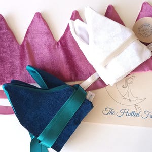 Red Velvet Crown, Fabric Crown Christmas Gift for Kids or Adults ...