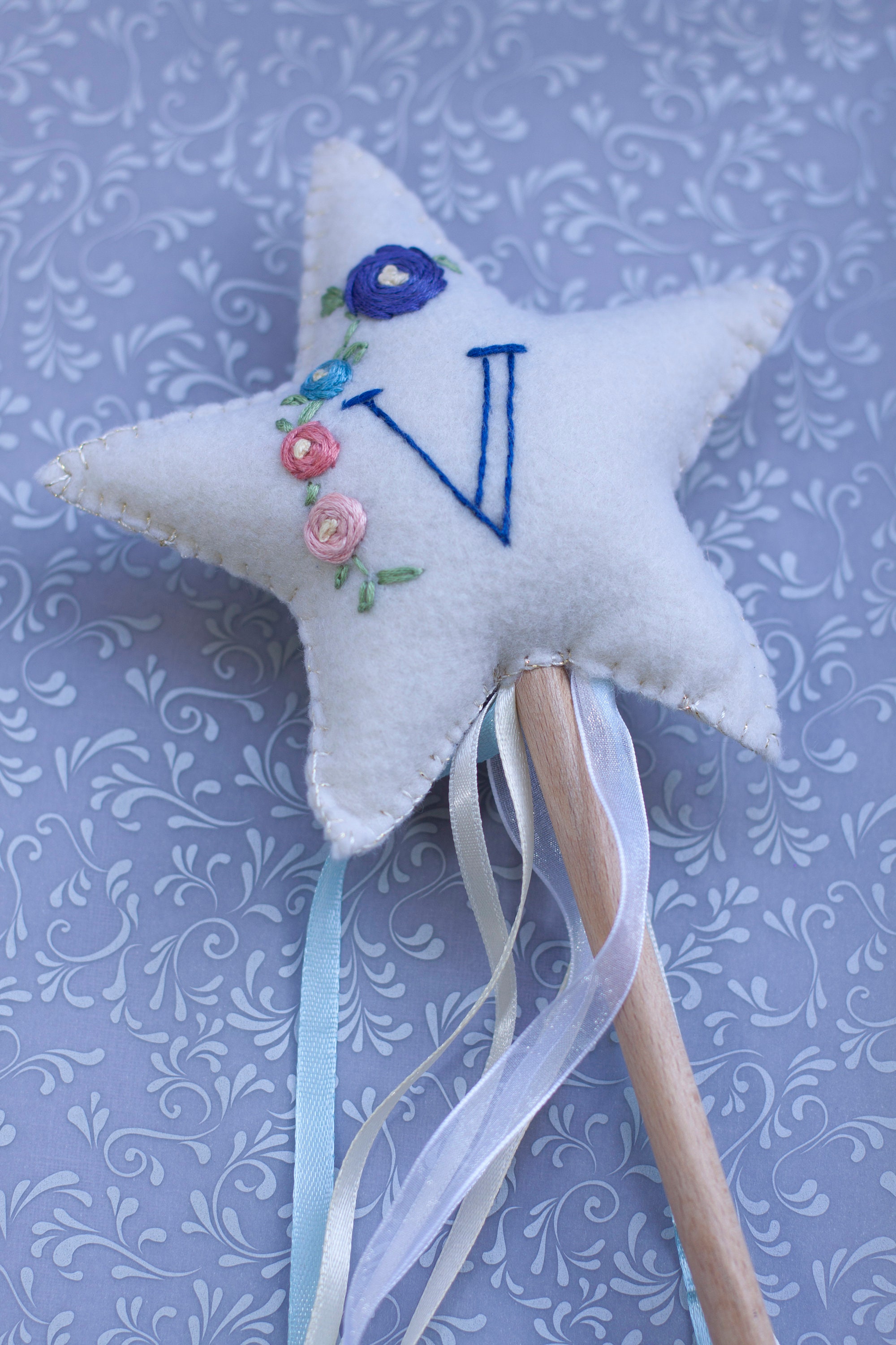 Fairy Wand, Felt Wand, Personalized Wand, Personalized Birthday Gift ...