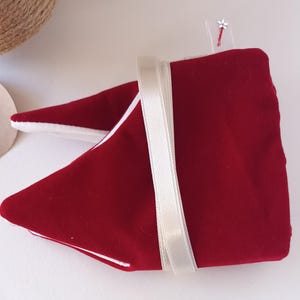 Red Velvet Crown, Fabric Crown Christmas Gift for Kids or Adults ...