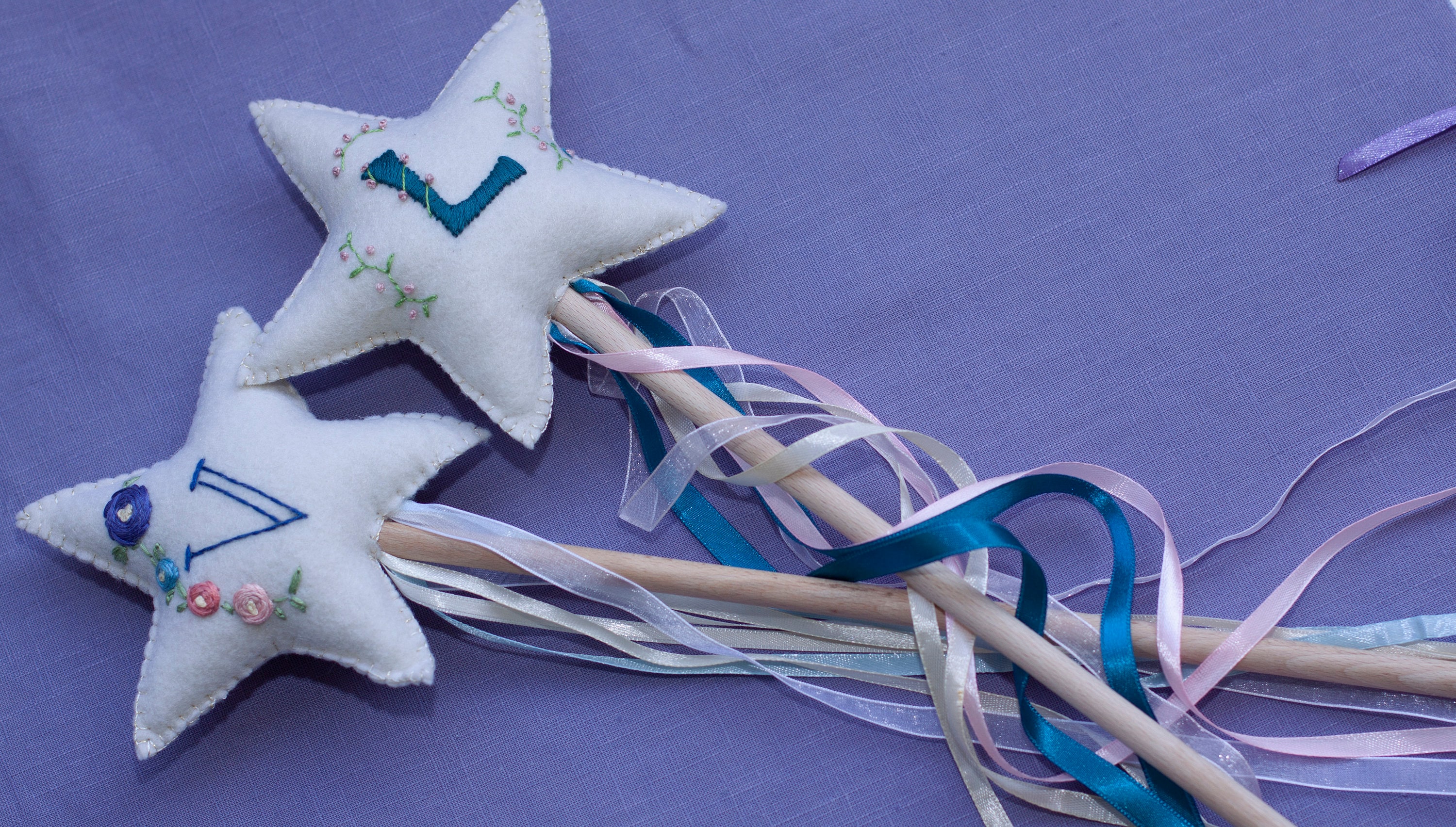 Fairy Wand, Felt Wand, Personalized Wand, Personalized Birthday Gift ...