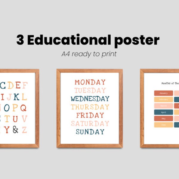 Classroom Posters A4 - Etsy