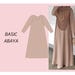 Basic Abaya PDF Sewing Pattern Sizes 6-16 A4/A0 UK Paper Size (muslim ...