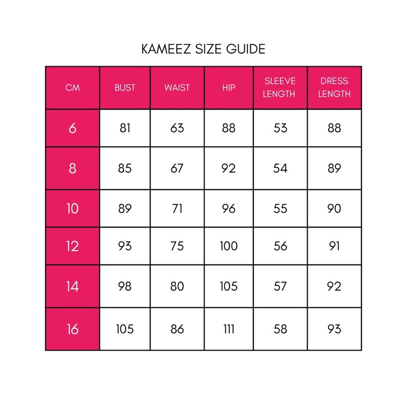 Kurta/kurti/kameez & Shalwar/salwar Trousers A4/A0 PDF Sewing Pattern ...