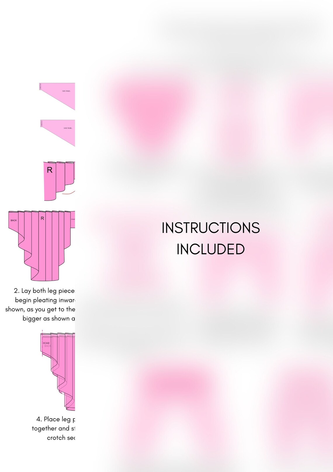 Patiala Shalwar/salwar PDF Sewing Pattern Sizes 6-16 (asian Clothing ...