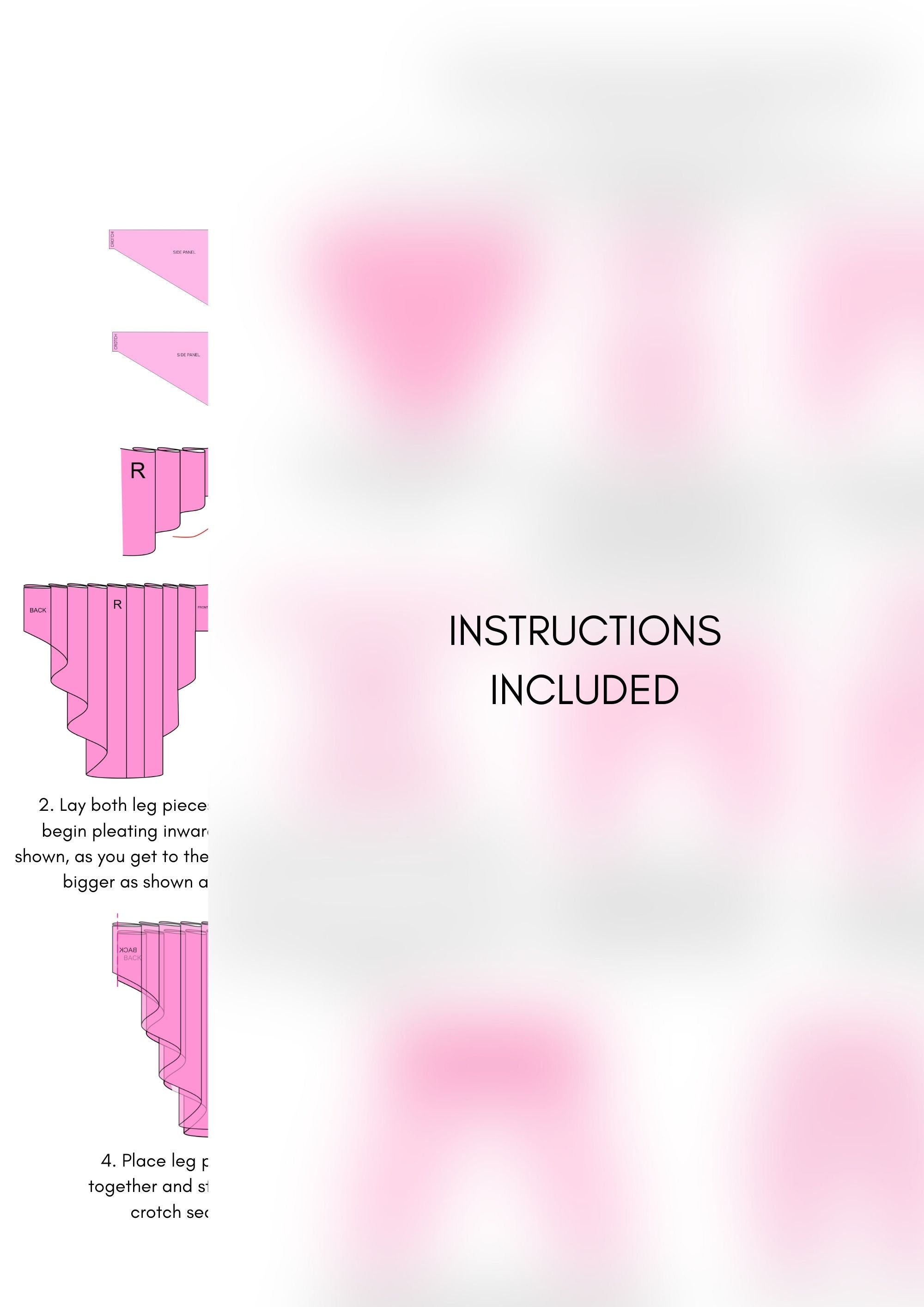 Patiala Shalwar/salwar PDF Sewing Pattern Sizes 6-16 (asian Clothing ...