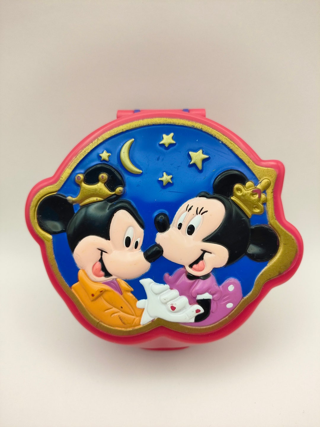 1995 Polly Pocket Disney Mickey and Minnie Mouse Play Case - Etsy
