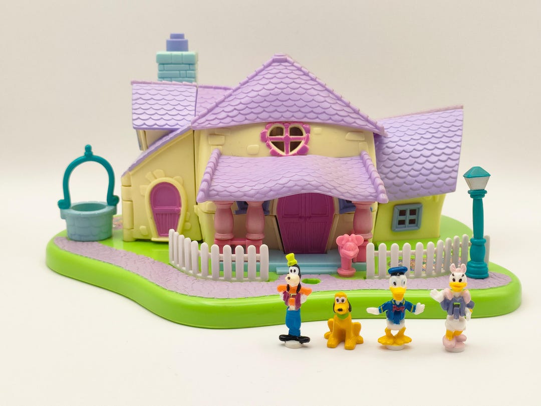 1995 Polly Pocket Disney Minnie Suprise Party Including Donald Duck and ...