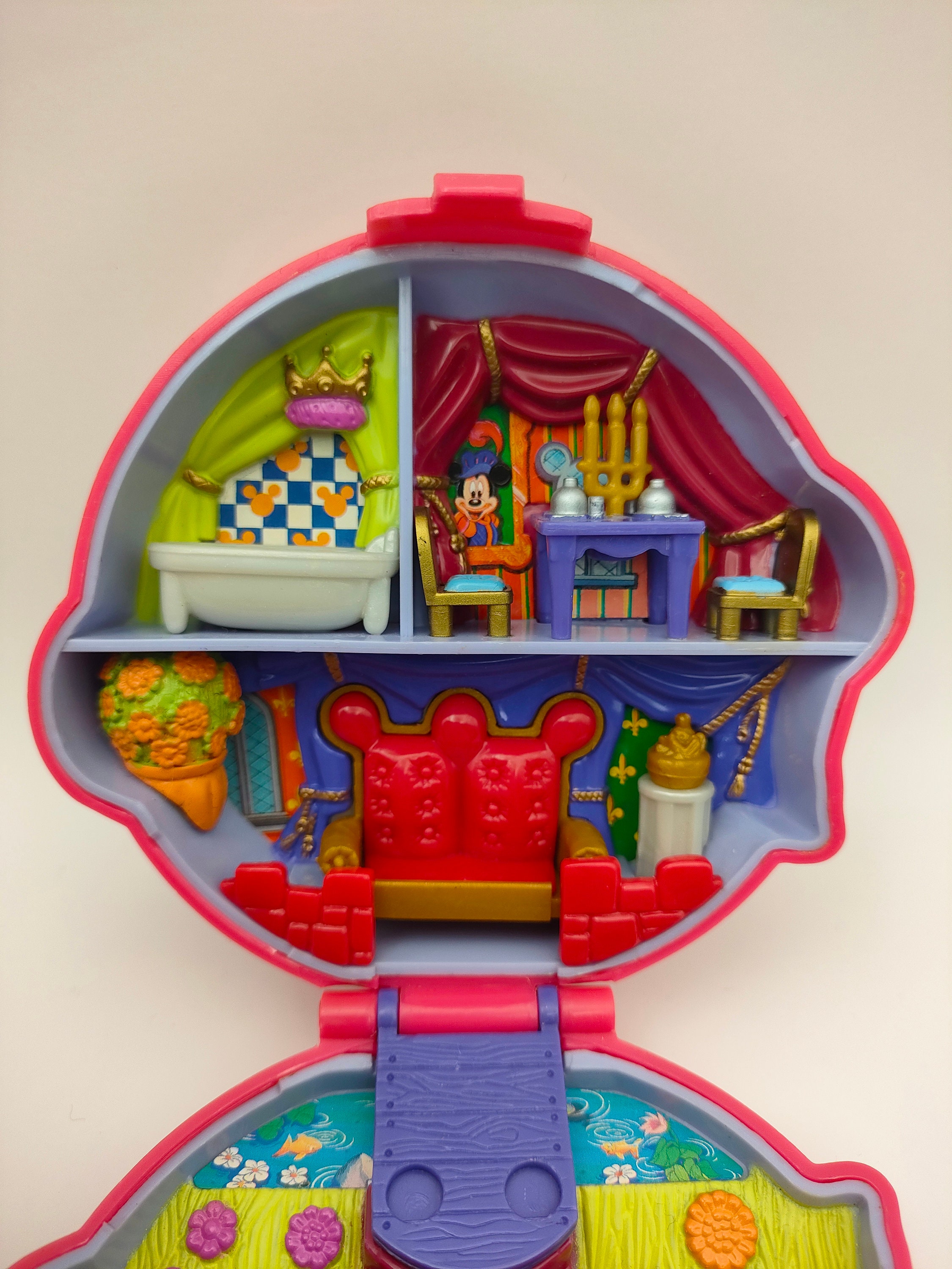 1995 Polly Pocket Disney Mickey and Minnie Mouse Play Case - Etsy