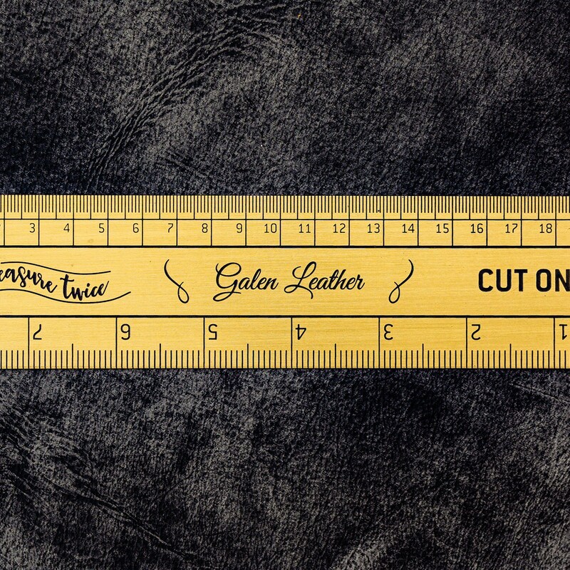 Vintage Metal Ruler - Etsy