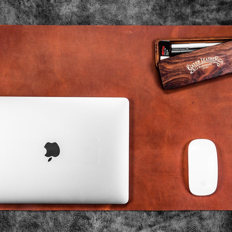 Leather Desk Pad - Etsy