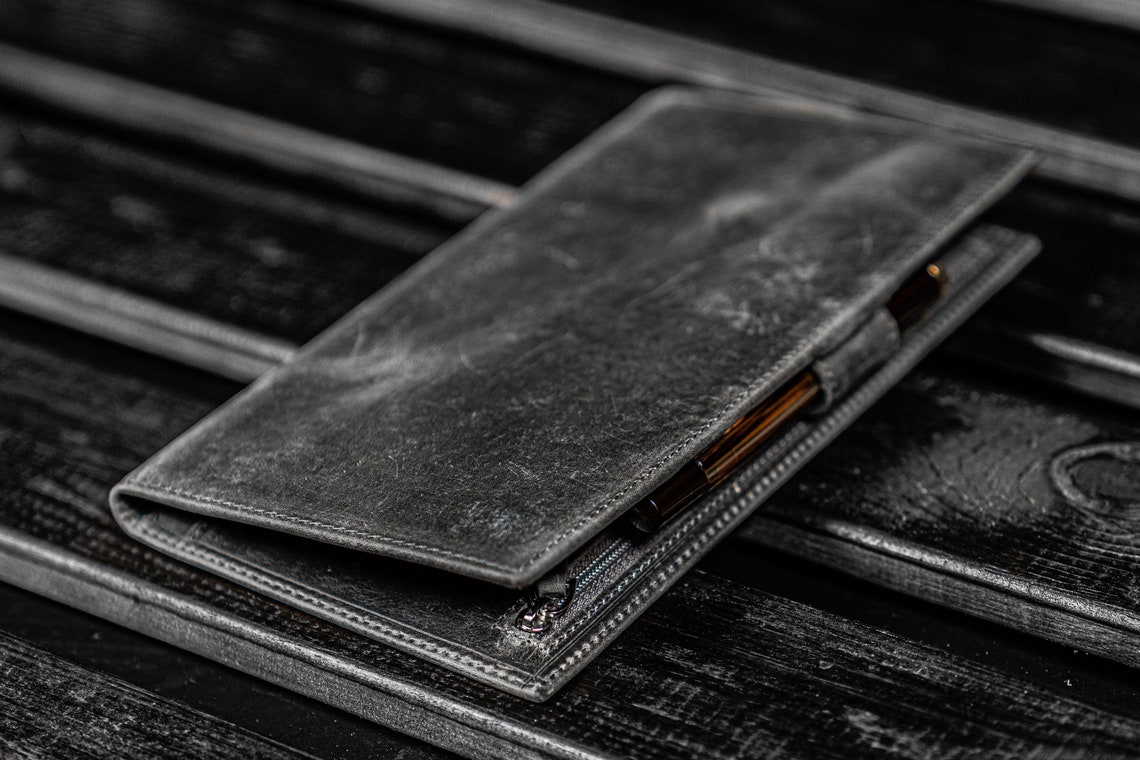 Leather Wallet Insert for Traveler's Notebook - Regular Size - Crazy ...