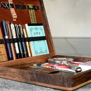 Portable Writing Box | Writer Gift | Writing Box | Writing Slope | Lap ...
