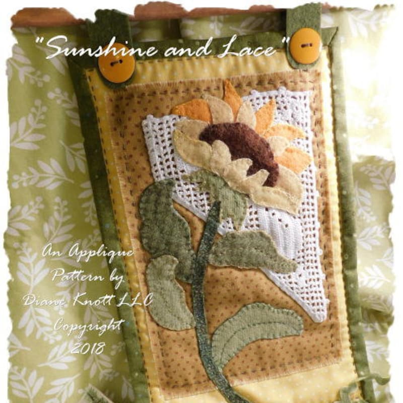 Sunflower Applique - Etsy