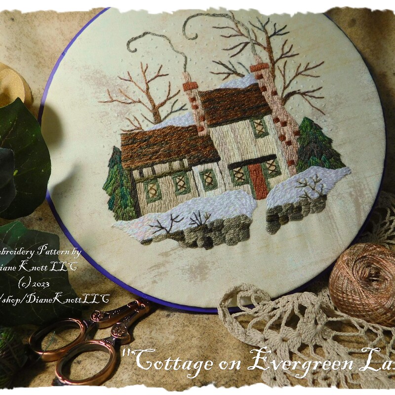 Cottage Embroidery - Etsy