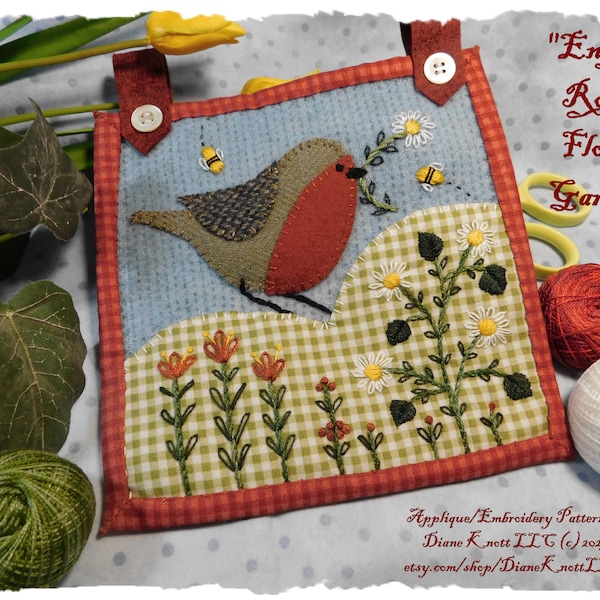 Robin Applique - Etsy