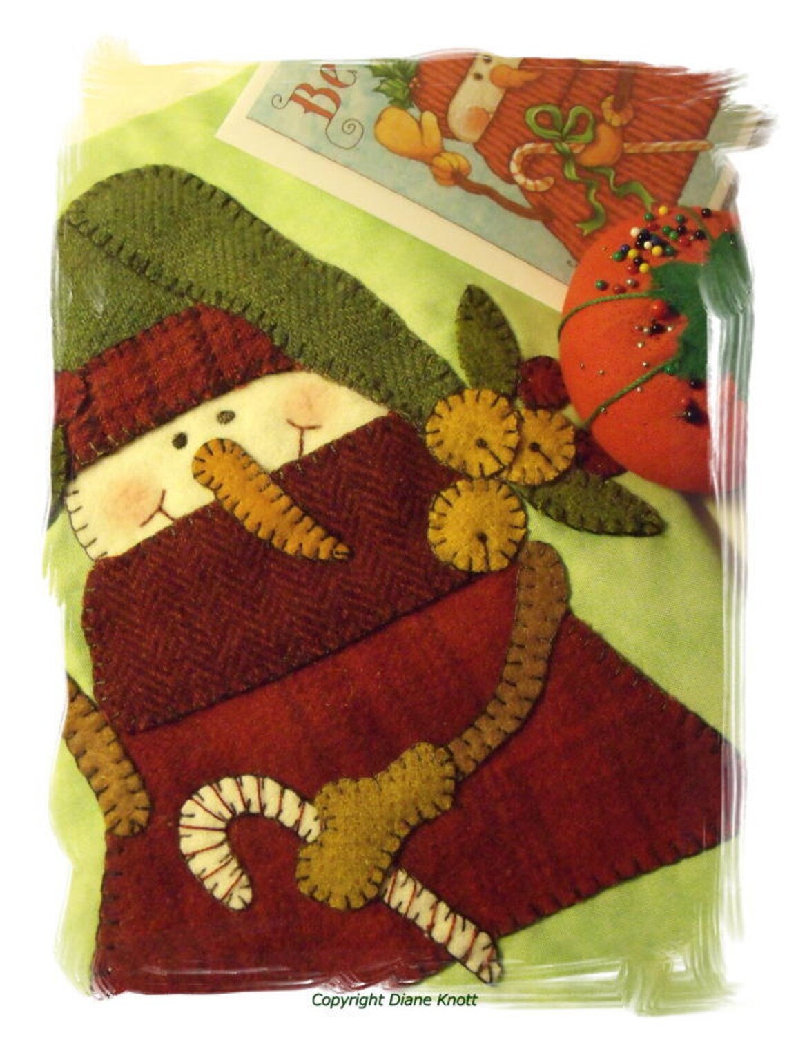 Mr. Jingles Snowman Wool Applique Pattern Download by Diane Knott LLC ...