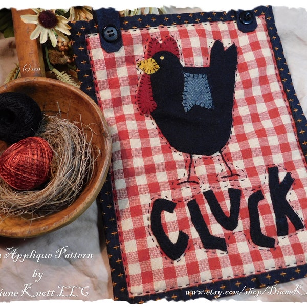 Chicken Applique - Etsy