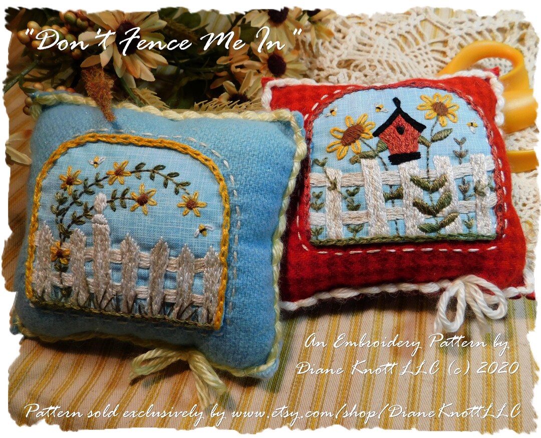 Bowl Filler Embroidery Pattern by Diane Knott LLC - Both Designs Are ...