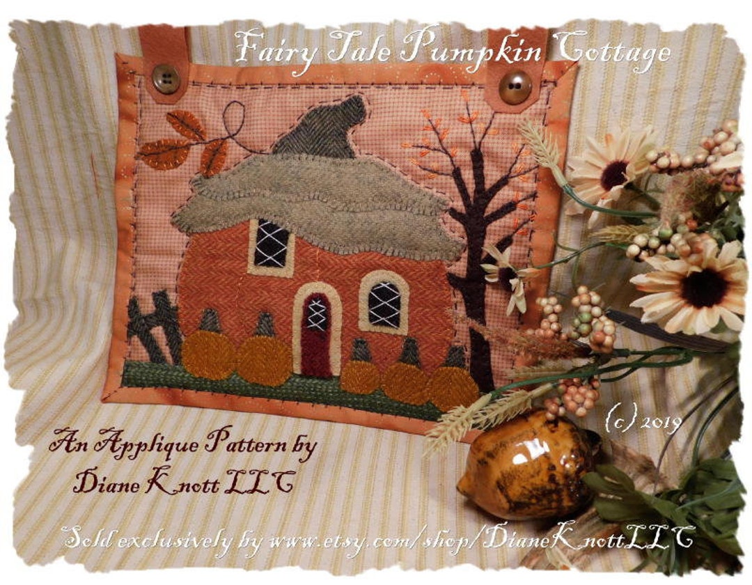 A Wool Applique Pattern Download by Diane Knott LLC - Fairy Tale ...