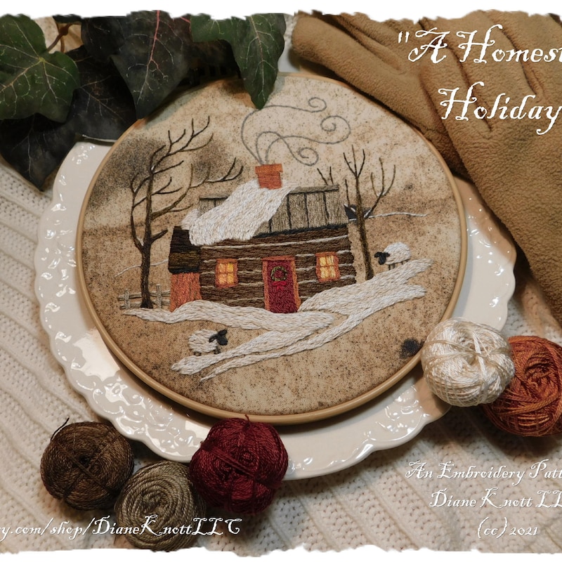 Winter Embroidery - Etsy