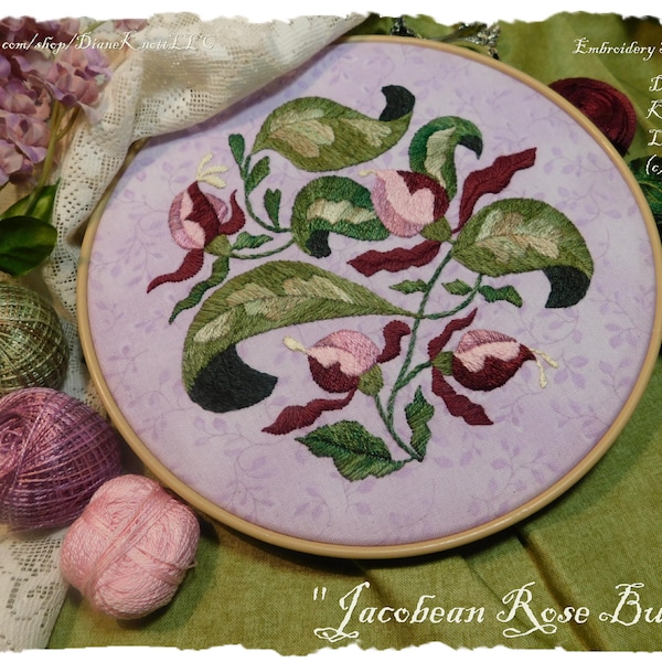 Jacobean Embroidery Tutorial - Etsy