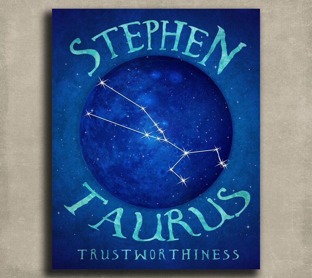 Personalized Gift for Taurus Gift for Brother or Sister Zodiac ...