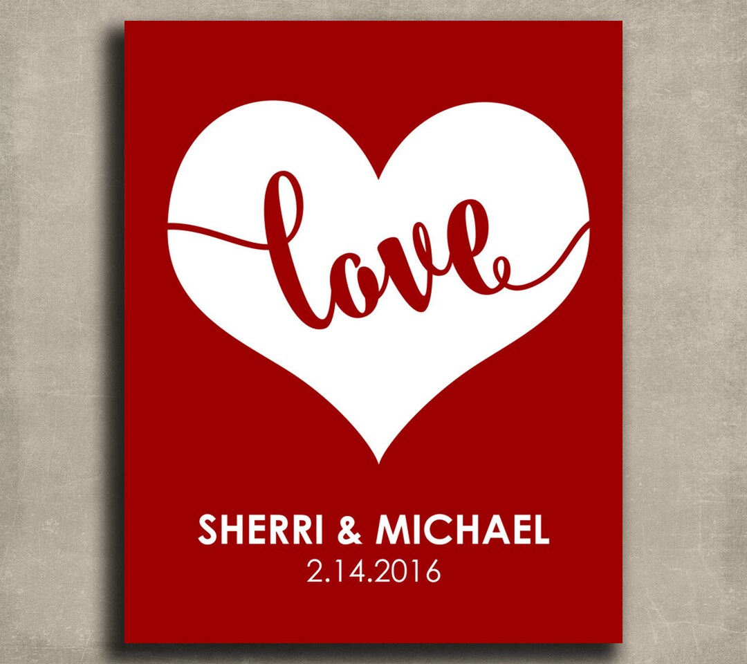 Sweetheart Love Inside Heart Personalized Gift for Valentine's Day ...