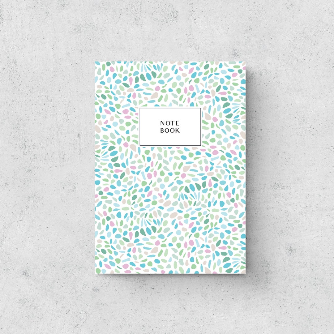 Mini A6 Notebook | Plain Pages Patterned Notebook | Cute Dotty Notebook ...