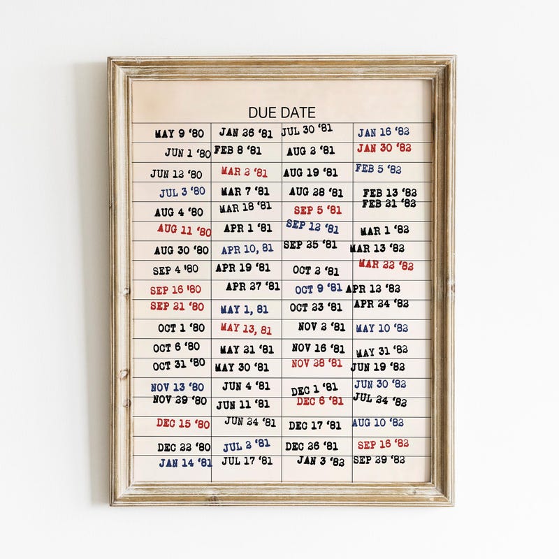 Library Due Date - Etsy