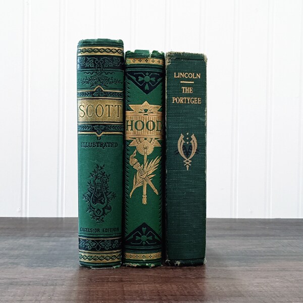 Antique Book Collection - Etsy