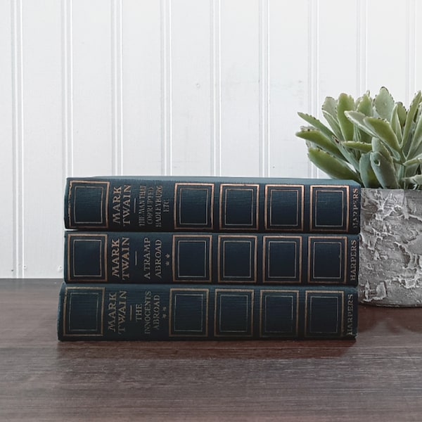 Stacked Books Decor - Etsy