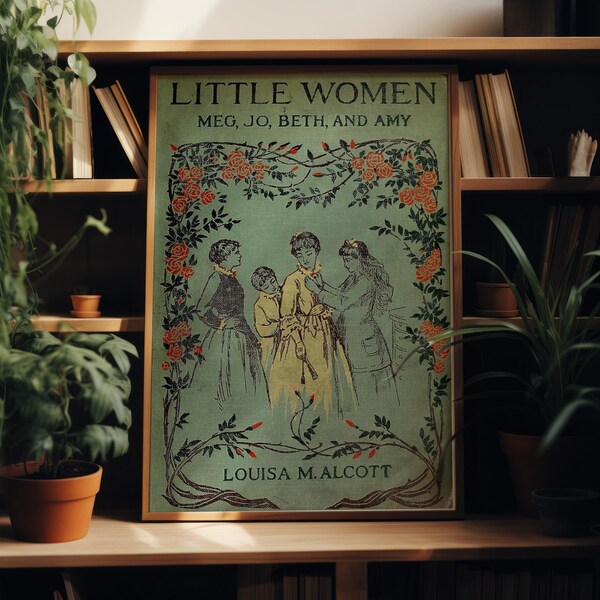 Little Women Book Cover - Etsy