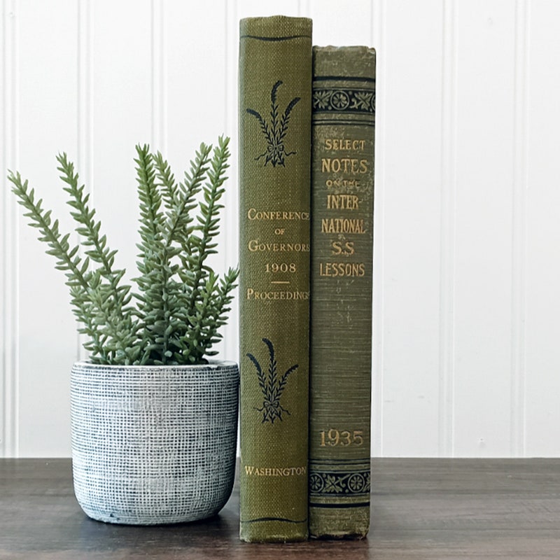 Green Books - Etsy