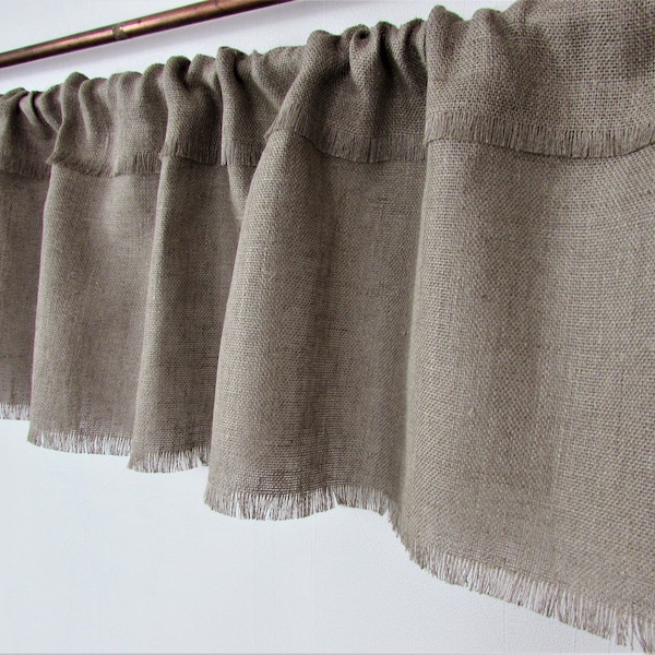 Linen Valance - Etsy