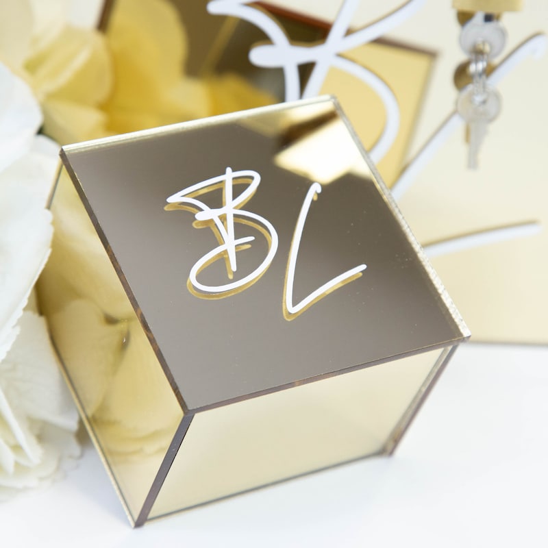 Mirror Card Box - Etsy