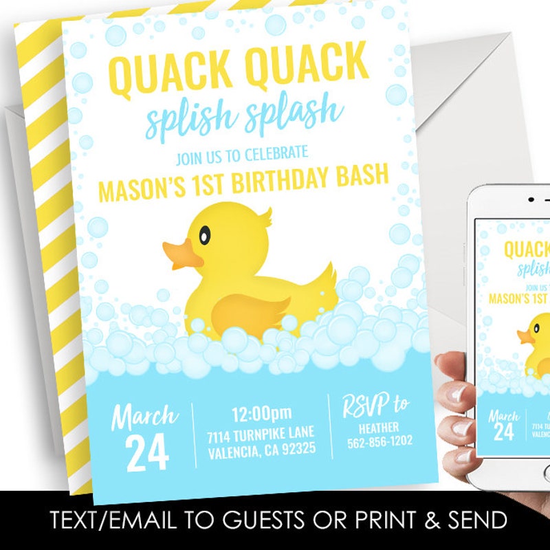 Duck Birthday Party - Etsy