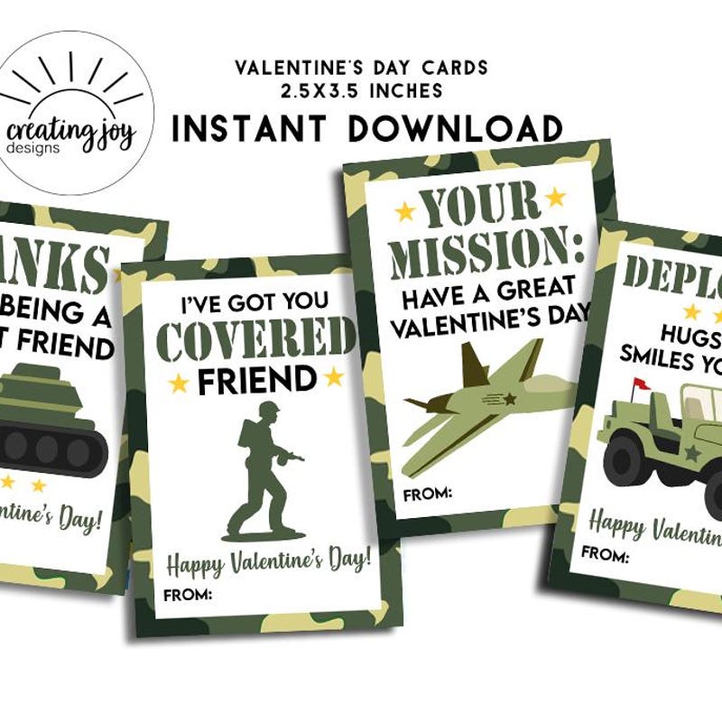 Military Valentine - Etsy