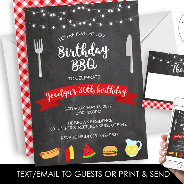 Cookout Invitation - Etsy