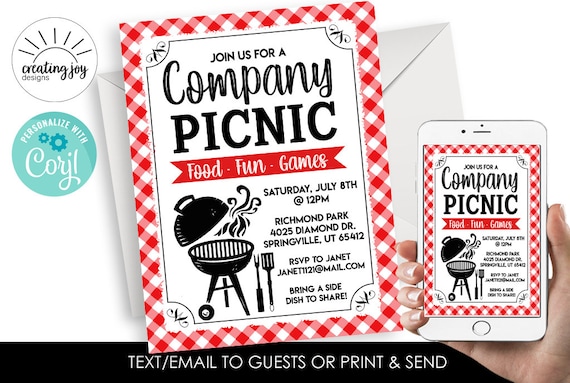 Company Picnic Flyer Templates