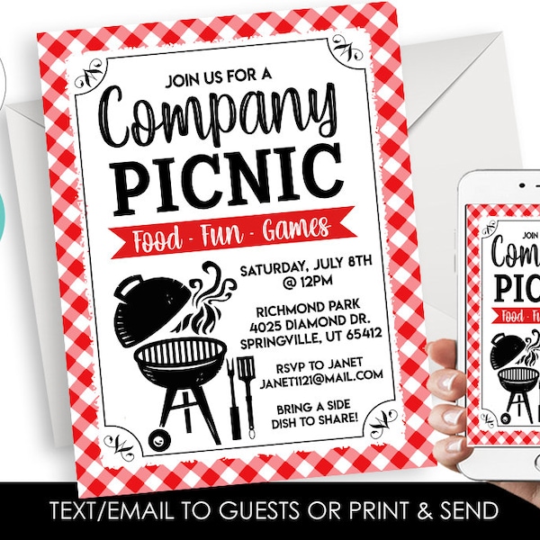 Cookout Invitation - Etsy