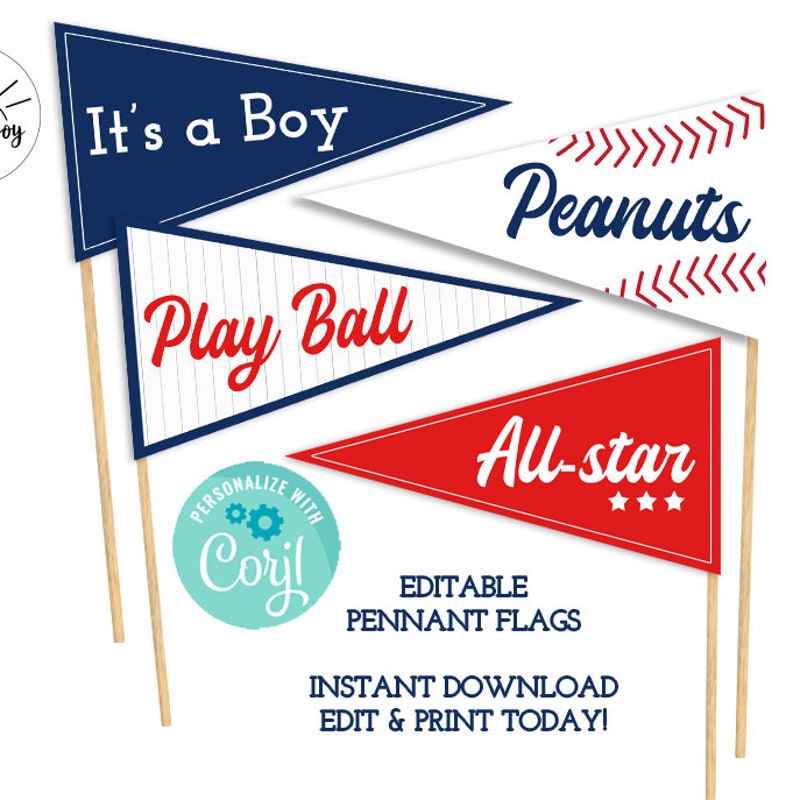 Baseball Pennants - Etsy