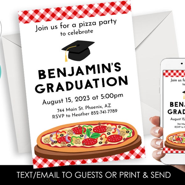 Graduation Pizza - Etsy